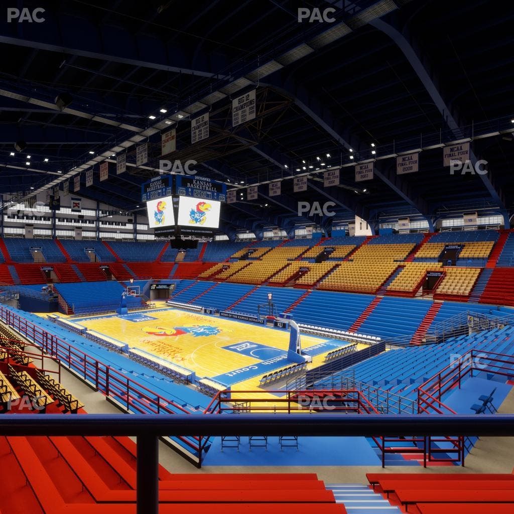 Allen Fieldhouse - Section 3 Ada Seat View | SeatGeek