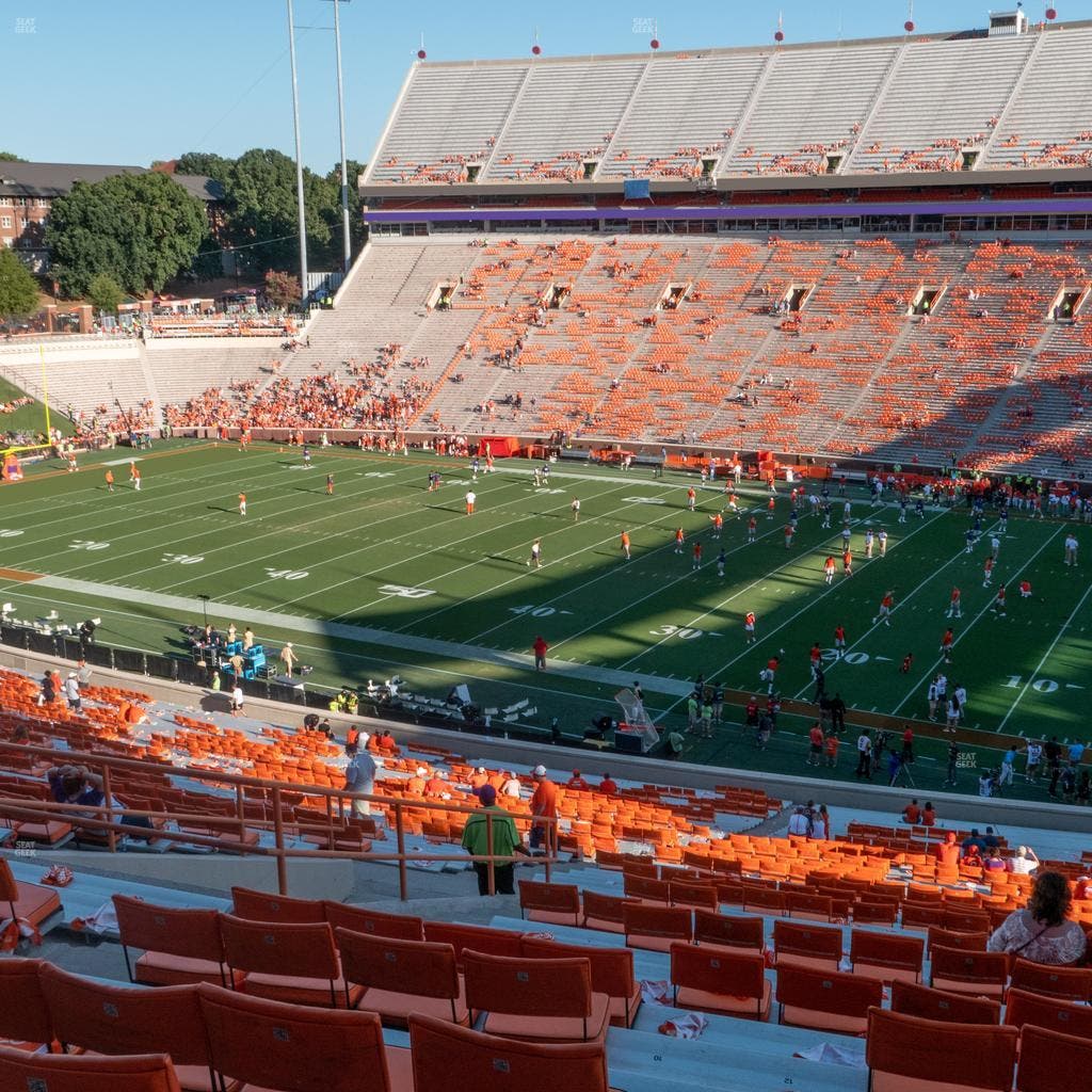 Clemson Memorial Stadium - Section Ur Seat View | SeatGeek