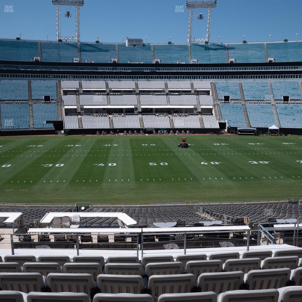 EverBank Stadium - Section Club Bar Rail East Seat View | SeatGeek