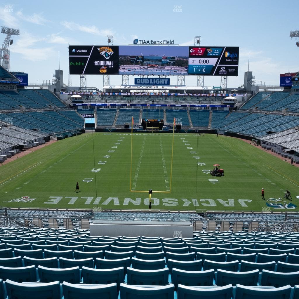 EverBank Stadium - Section North End Zone Bar Rail Seat View | SeatGeek