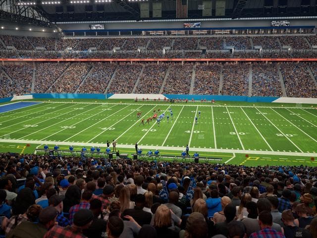 Ford Field Seating Chart & Seat Views | SeatGeek