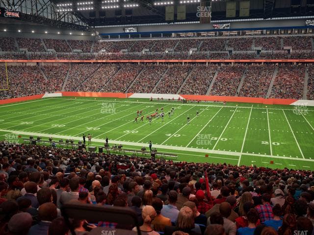 Ford Field Seating Chart & Seat Views | SeatGeek