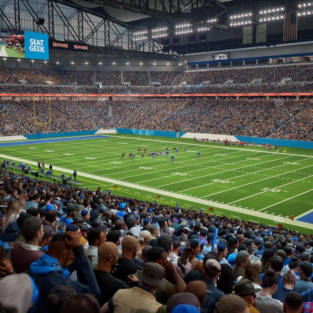 Ford Field - Section 111 Seat View | SeatGeek