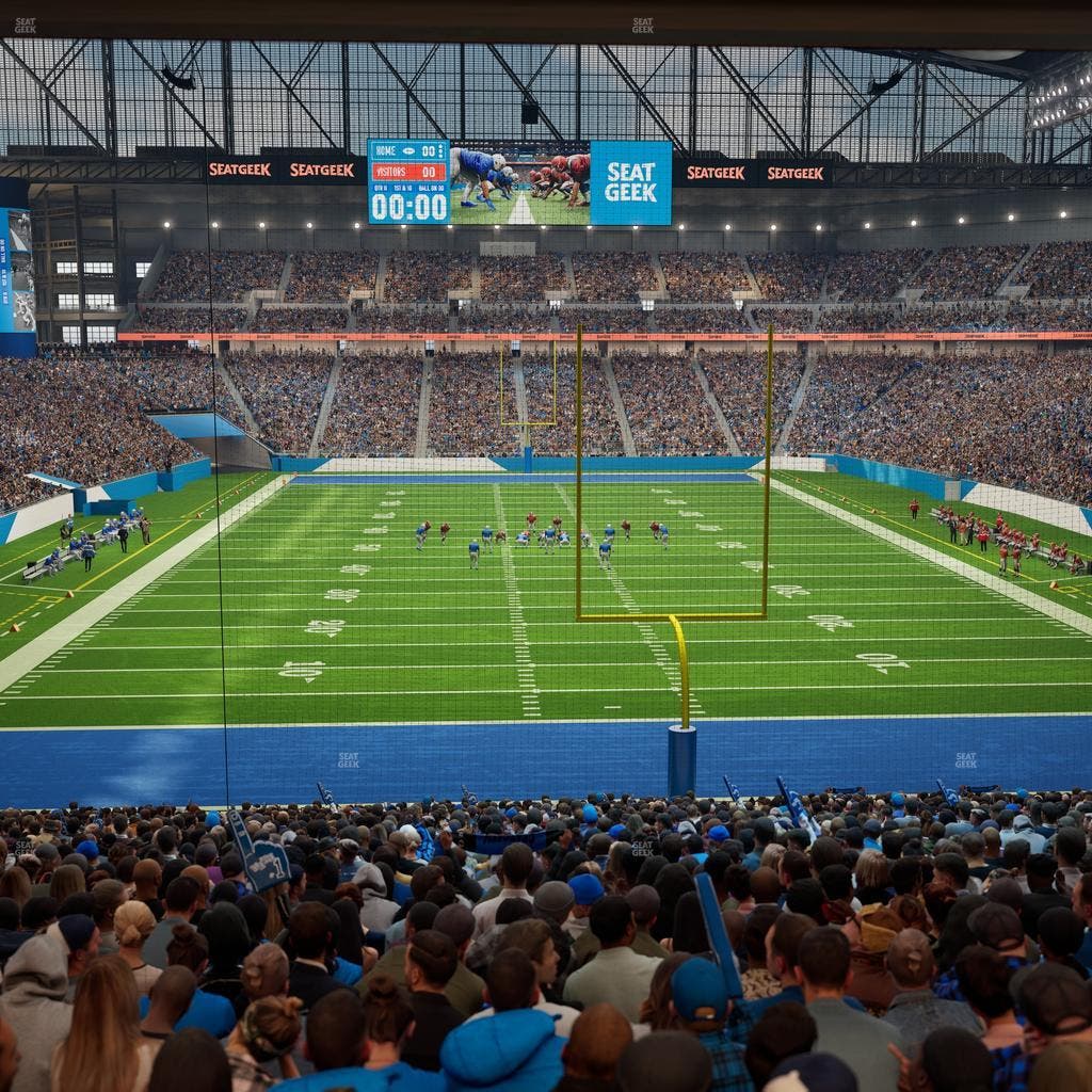 Ford Field - Section 116 Seat View | SeatGeek