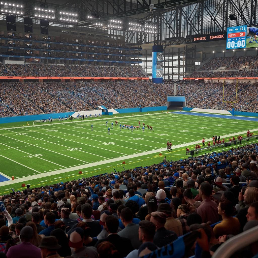 Ford Field - Section 122 Seat View | SeatGeek