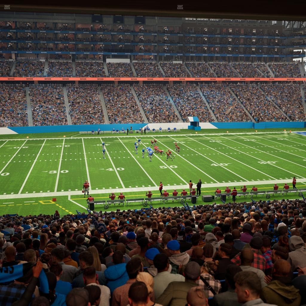 Ford Field - Section 126 Seat View | SeatGeek