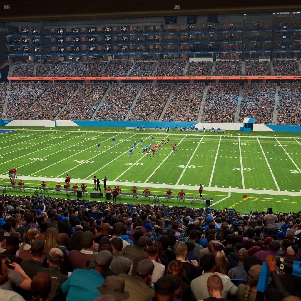 Ford Field - Section 128 Seat View | SeatGeek