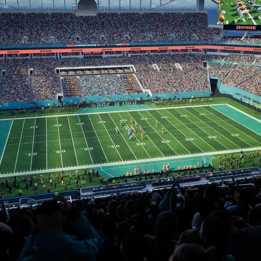 Hard Rock Stadium - Section 320 Seat View | SeatGeek