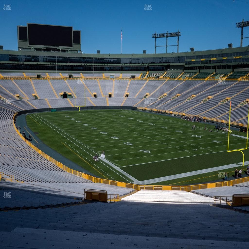 Lambeau Field - Section 134 Seat View | SeatGeek