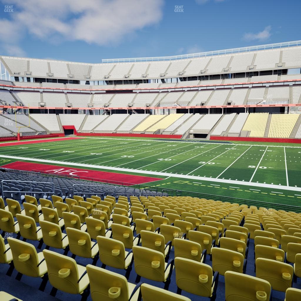Levi's Stadium - Section Lower Level Premium Sideline Seat View | SeatGeek