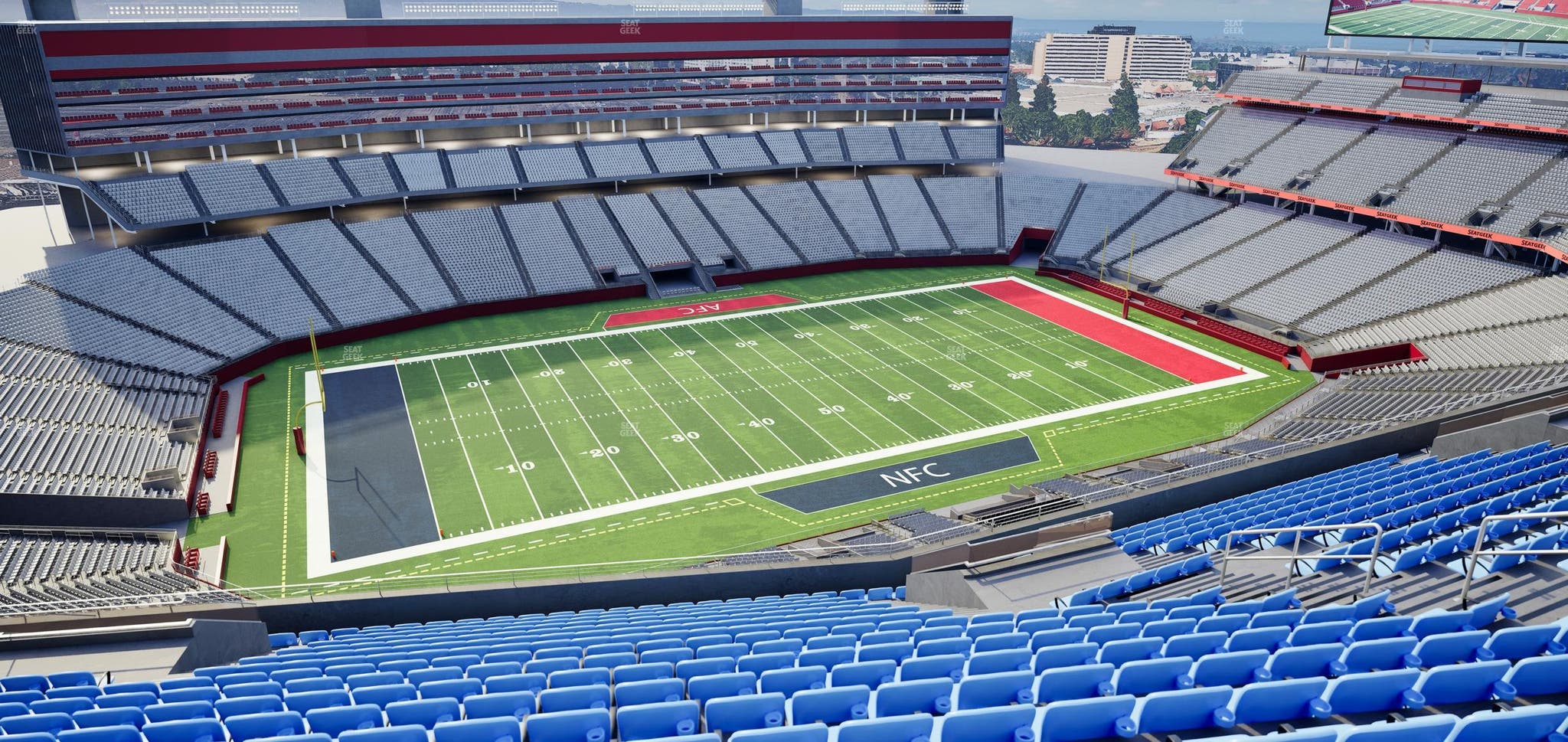 Levi's Stadium - Section Upper Level Sideline Seat View | SeatGeek