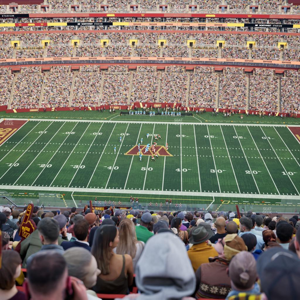 Northwest Stadium - Section 427 Seat View | SeatGeek