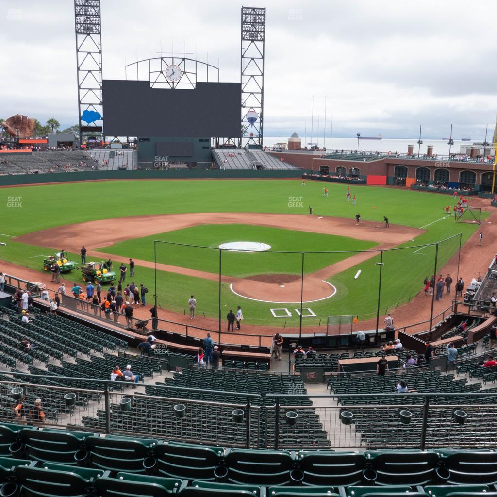 Oracle Park - Section Club Level 217 Seat View | SeatGeek