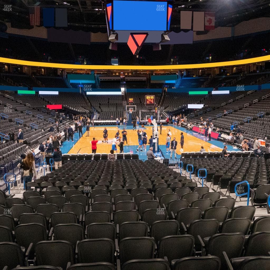 Paycom Center - Section 101 Seat View | SeatGeek