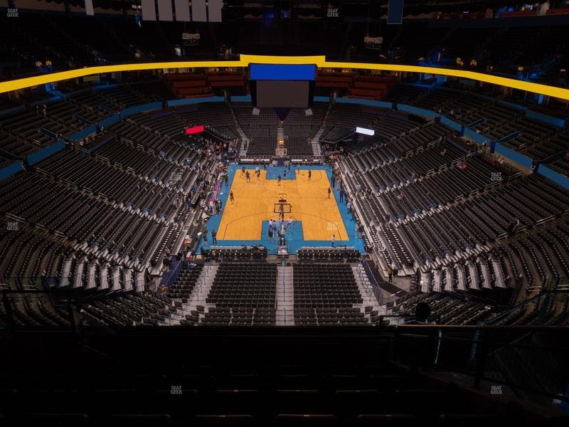 Oklahoma Thunder Arena Seating