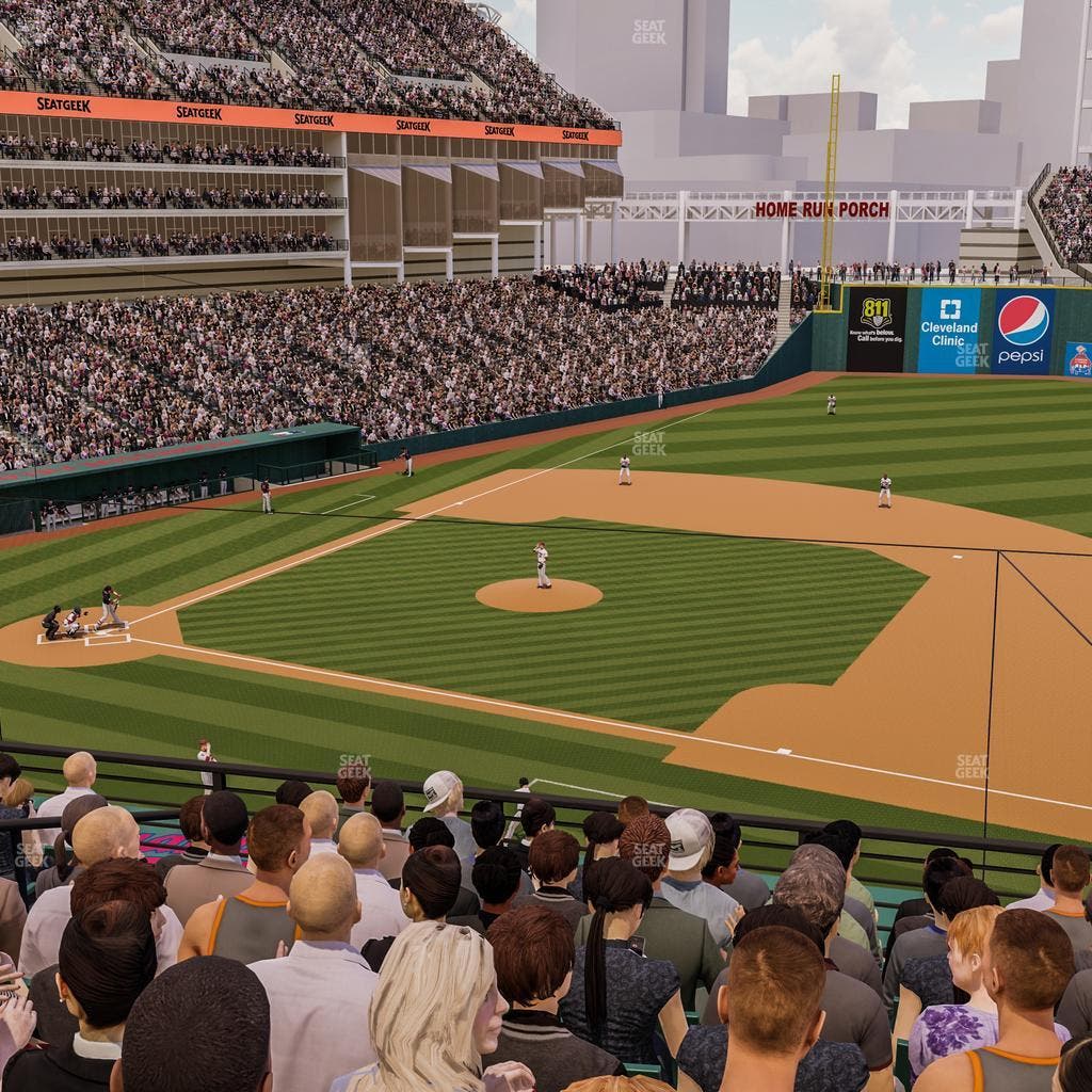 Progressive Field - Section 340 Seat View | SeatGeek