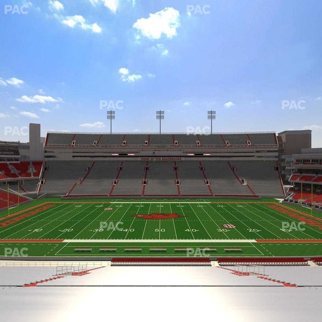 Razorback Stadium - Section 123 Seat View | SeatGeek