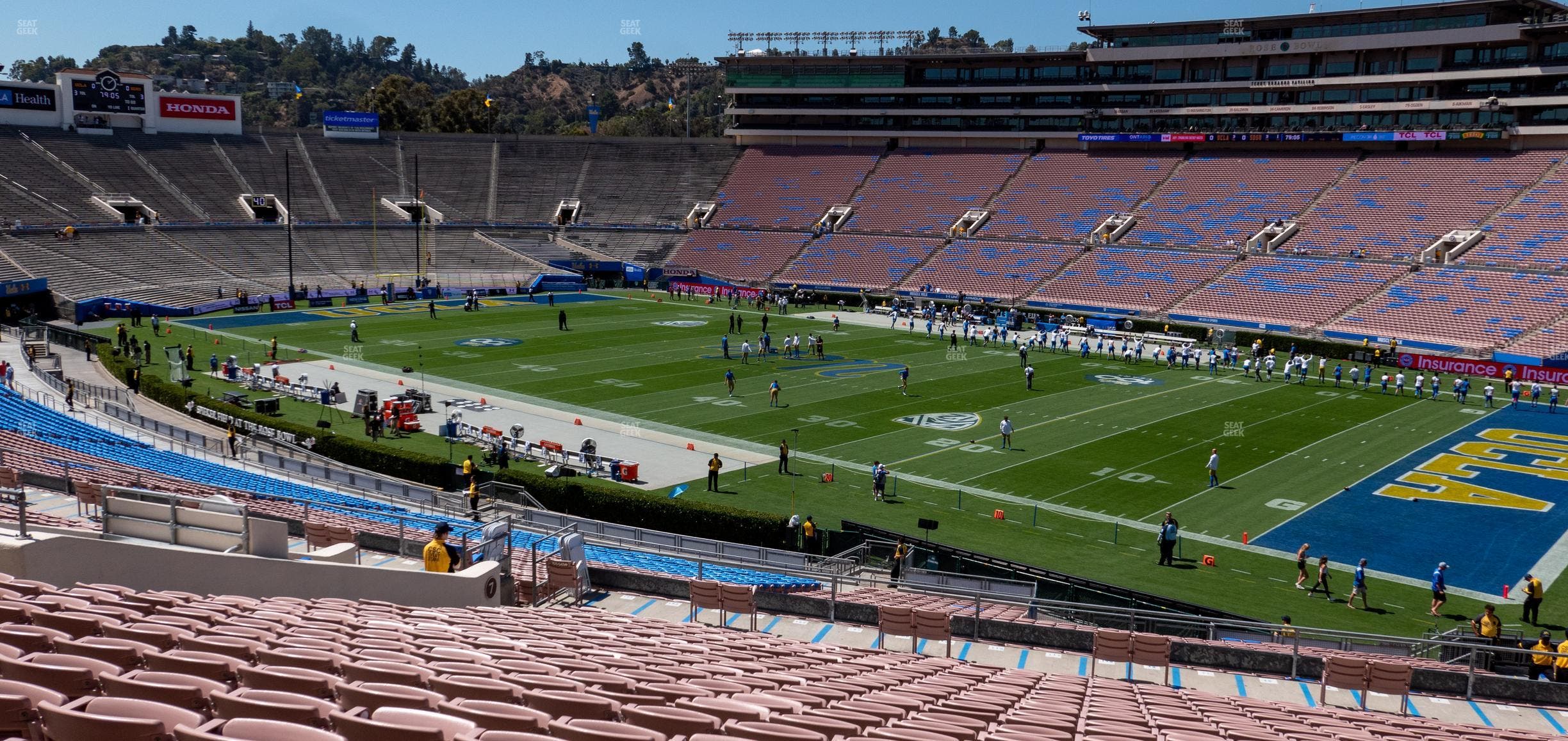 Rose Bowl Stadium Seating Layout