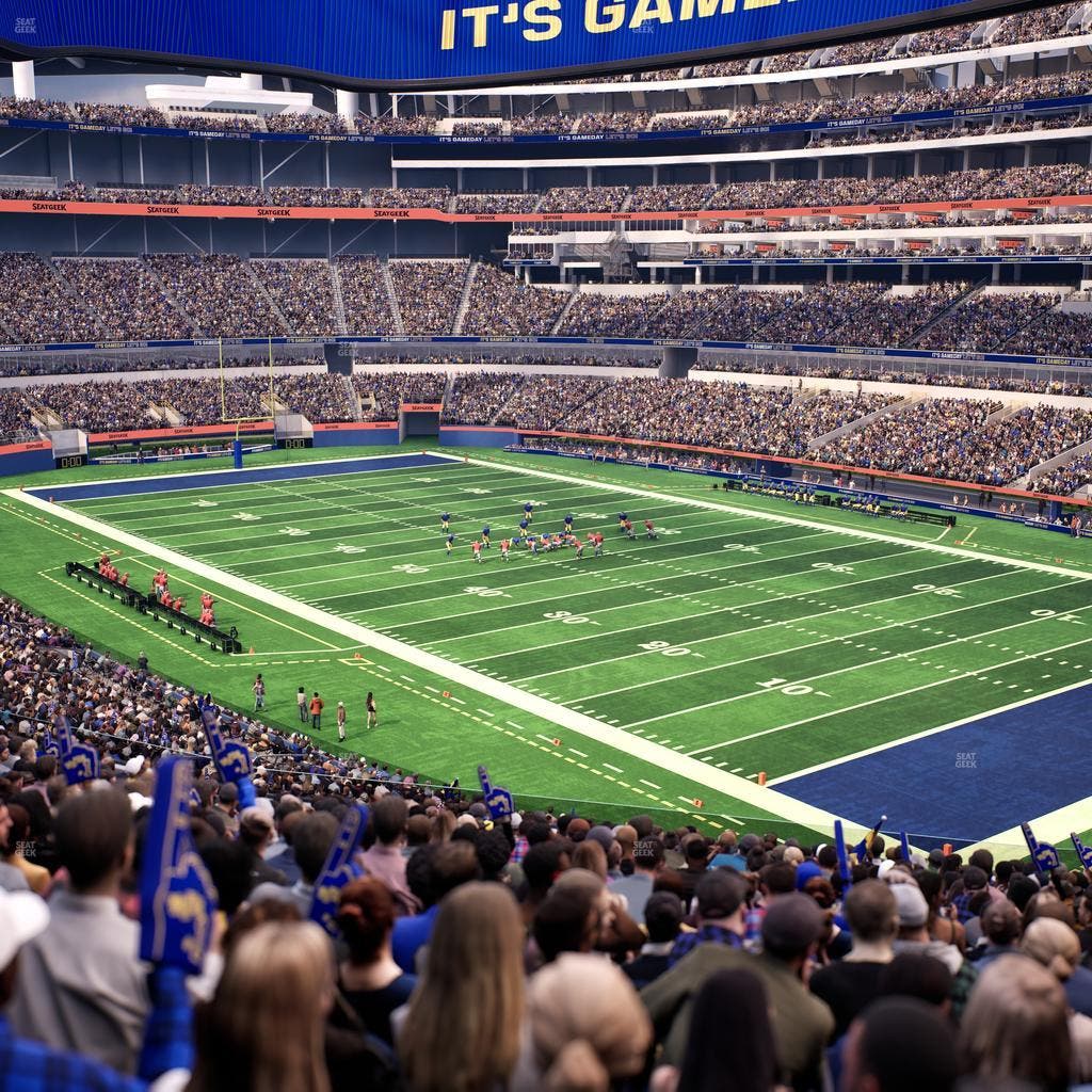 SoFi Stadium - Section 202 Seat View | SeatGeek