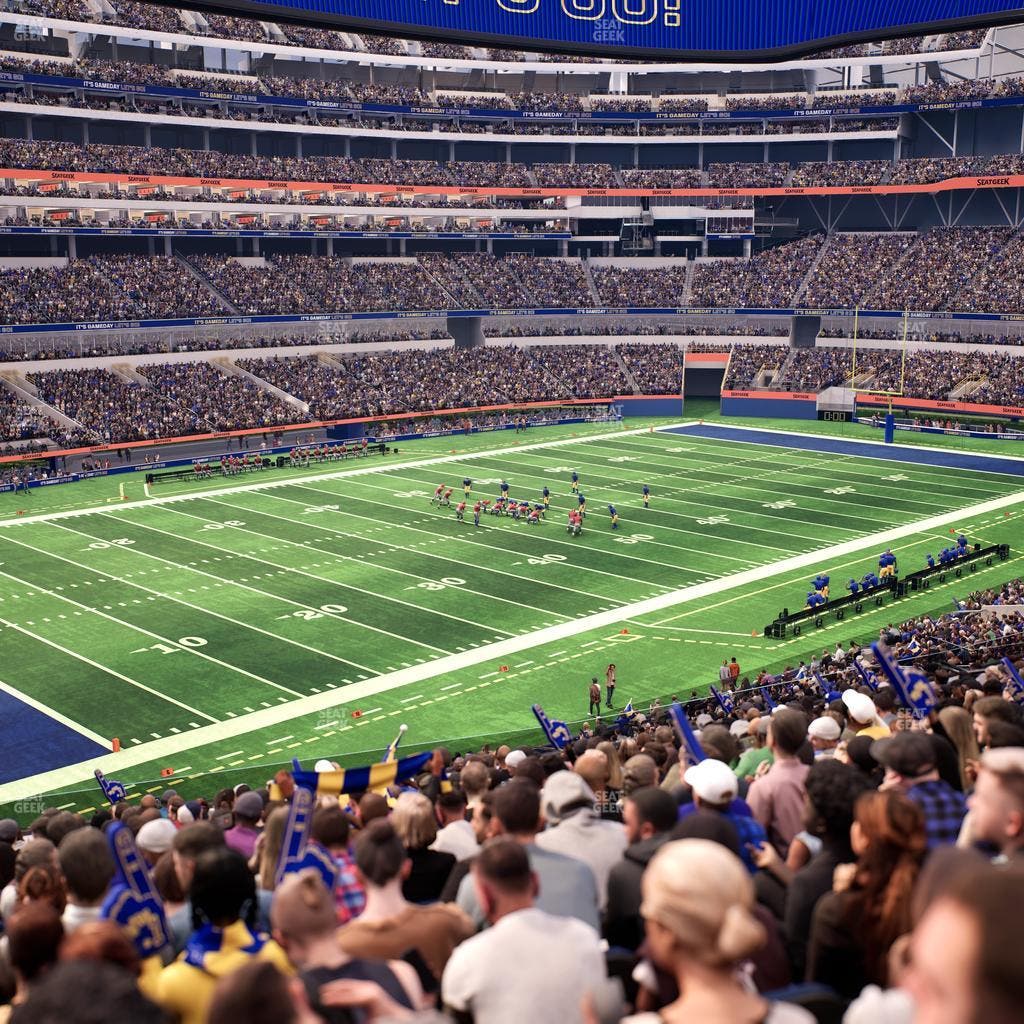 SoFi Stadium - Section 213 Seat View | SeatGeek