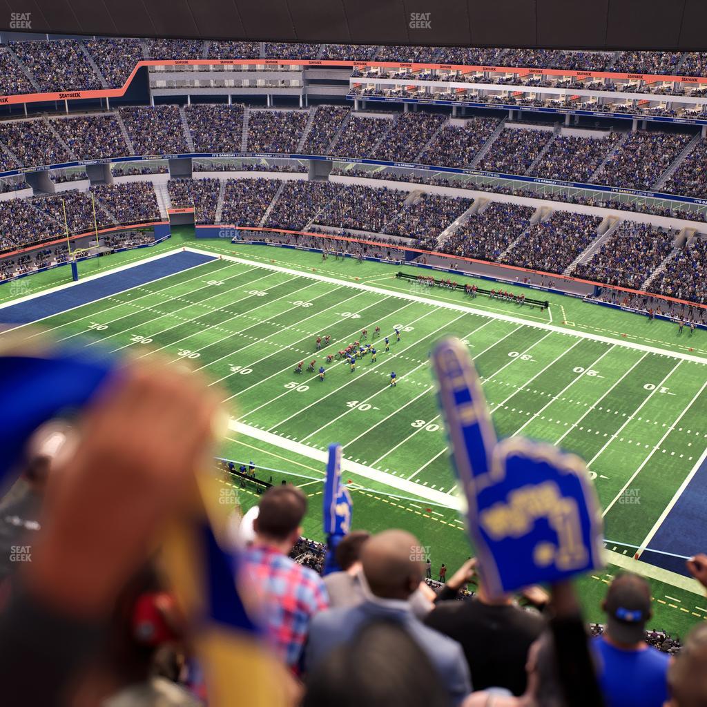 SoFi Stadium - Section 420 Seat View | SeatGeek