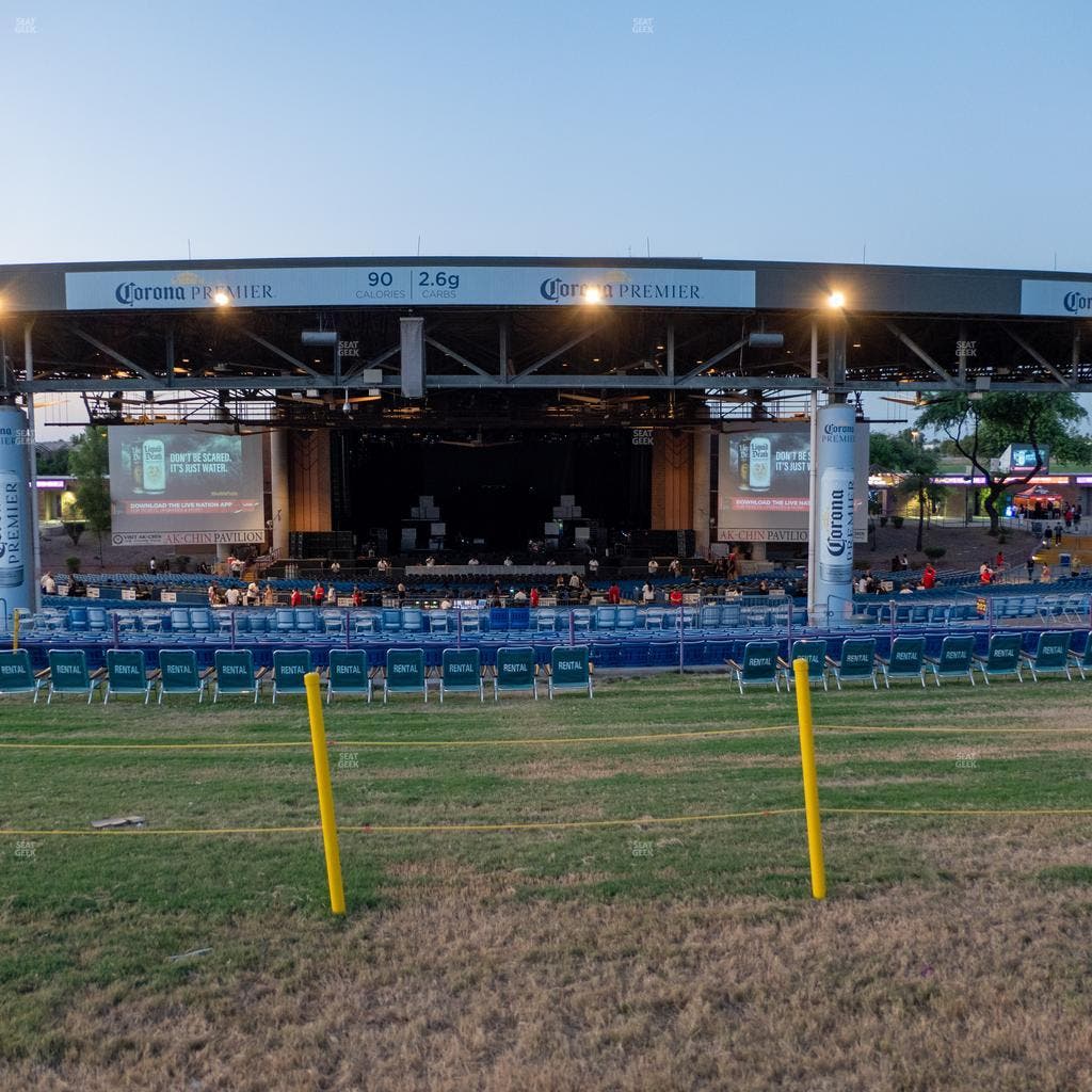 Talking Stick Resort Amphitheatre - Section Ga Lawn Seat View | SeatGeek