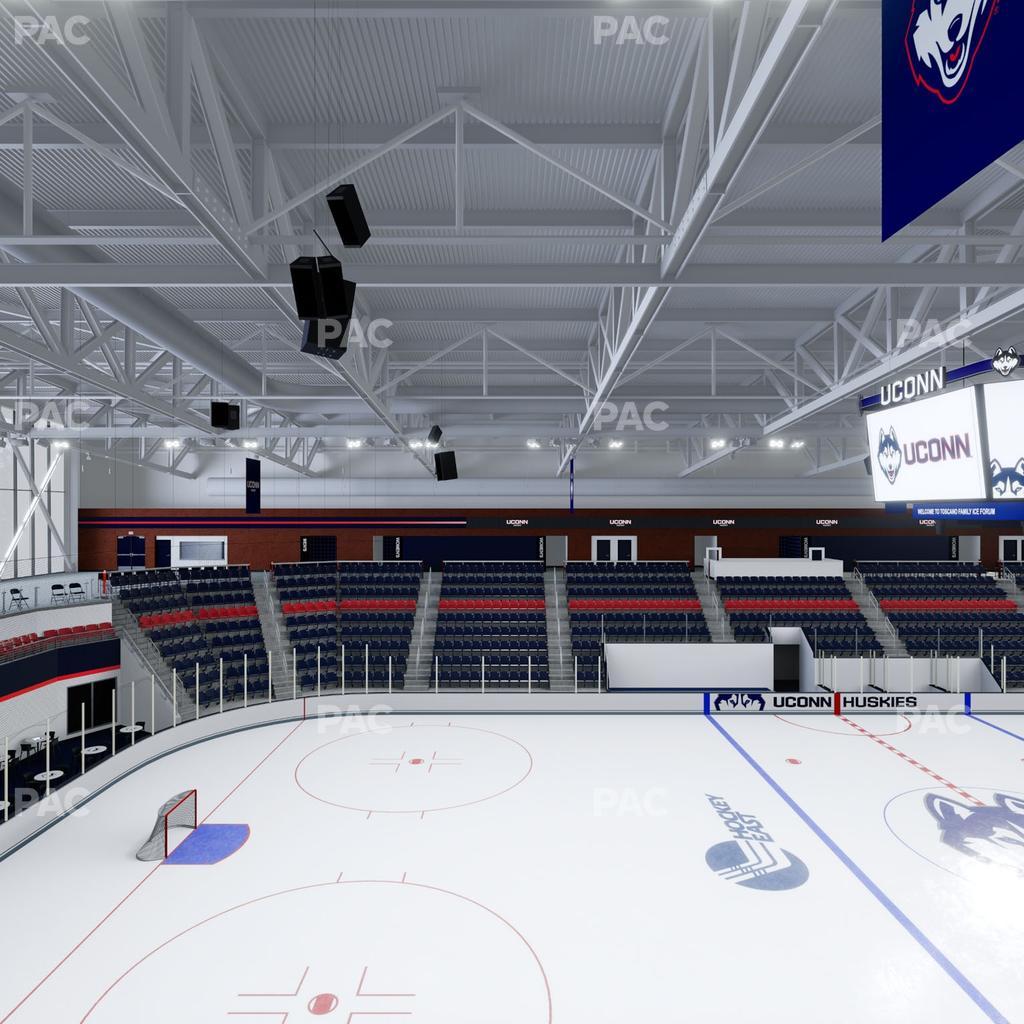 Toscano Family Ice Forum - Section Club Section 1 Seat View | SeatGeek.ca