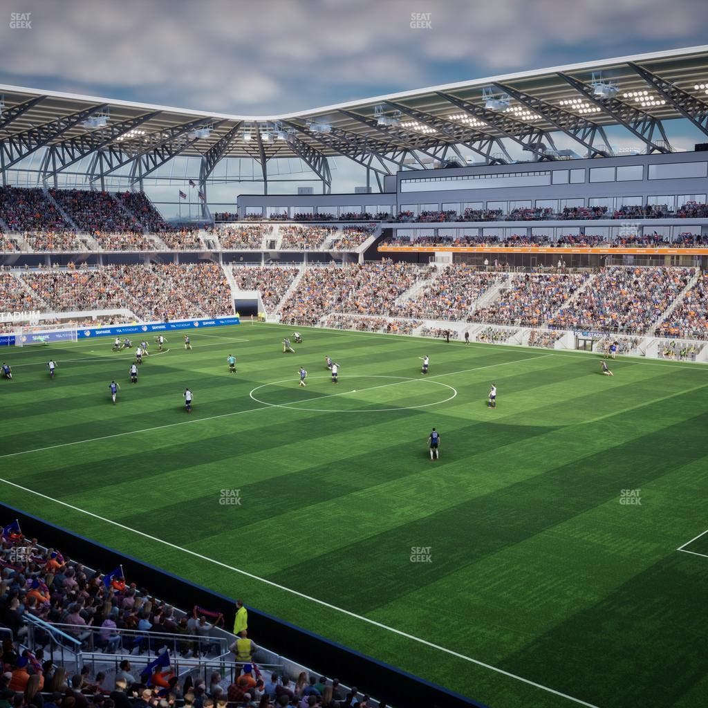 TQL Stadium - Section 214 Seat View | SeatGeek