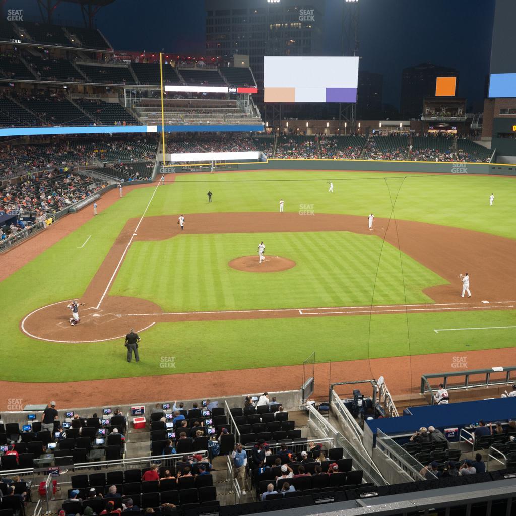 Truist Park - Section Xfinity Club 222 Seat View | SeatGeek