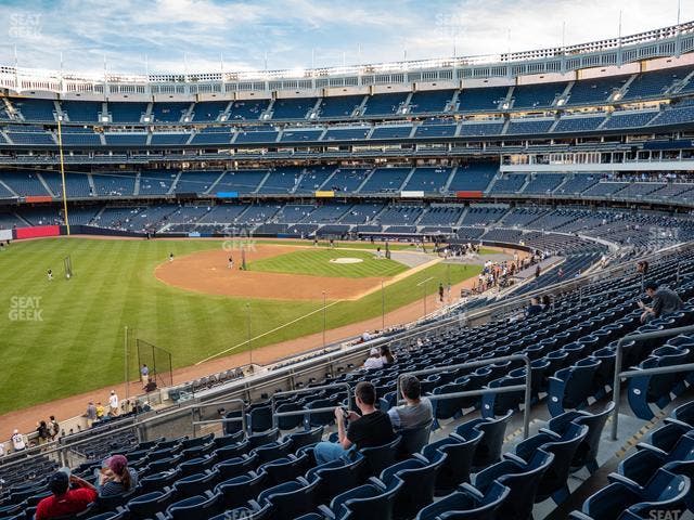 Yankee Stadium Seating Chart With Rows Detailed Seating Section 125 At